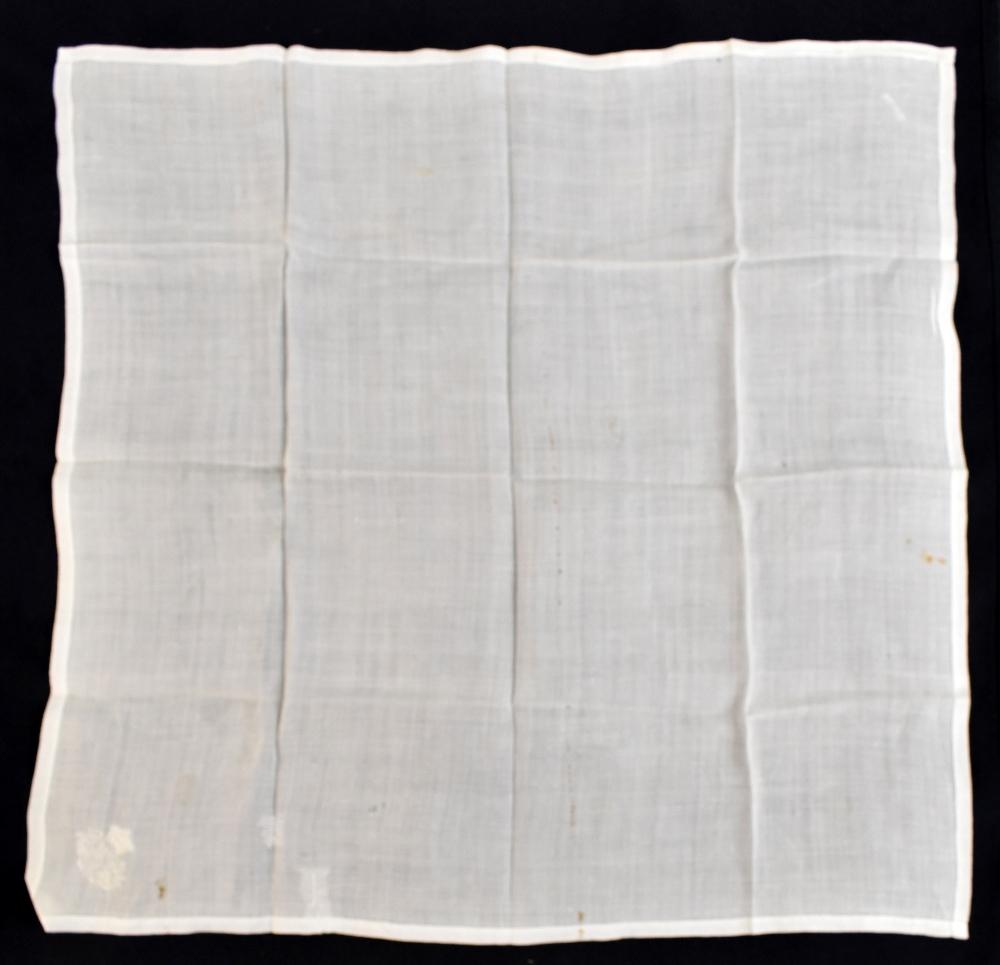 ROYAL FAMILY INTEREST; a silk handkerchief formerly belonging to King ...