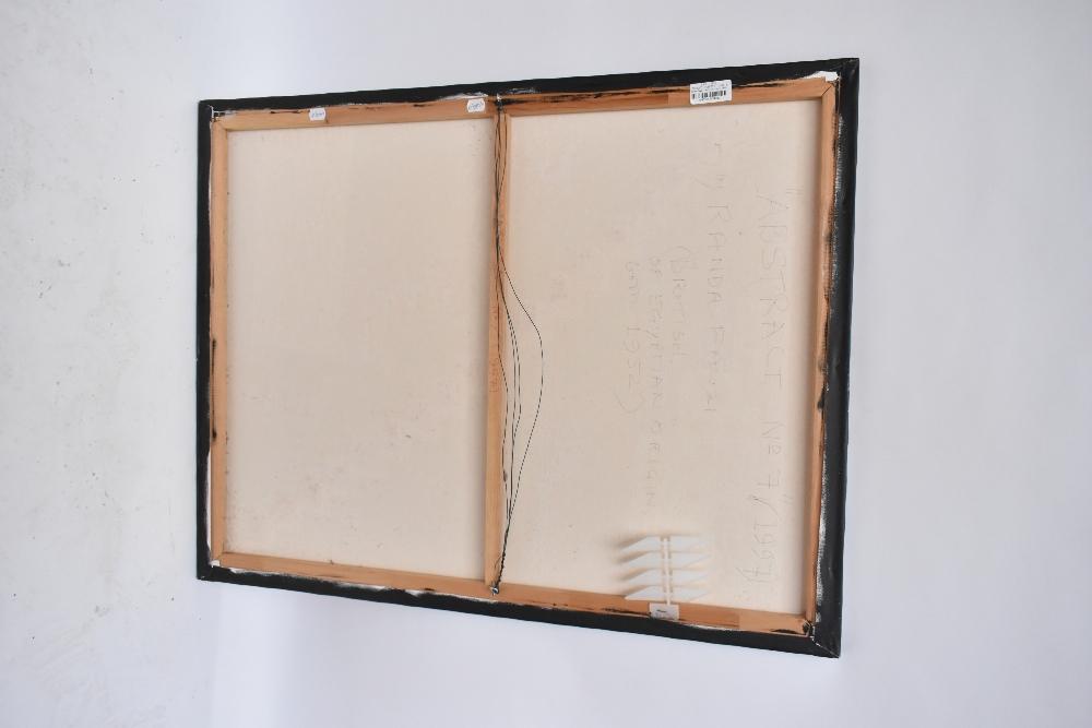 RANDA FAWZI (British/Egyptian, 1952-2016); acrylic on canvas, 'Abstract ...