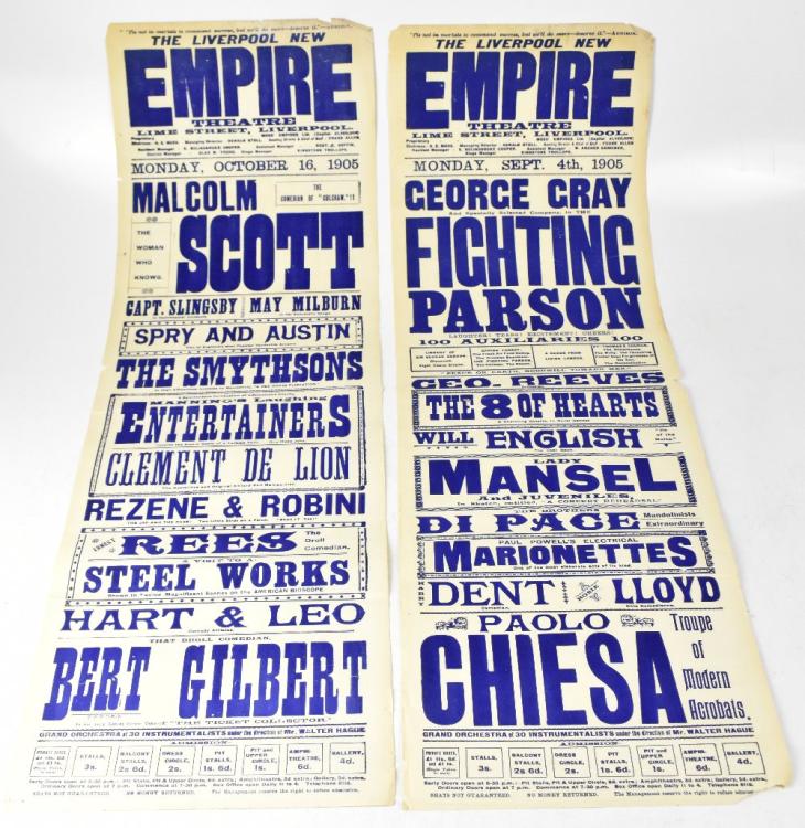 Two original advertising posters for the - auctions & price archive