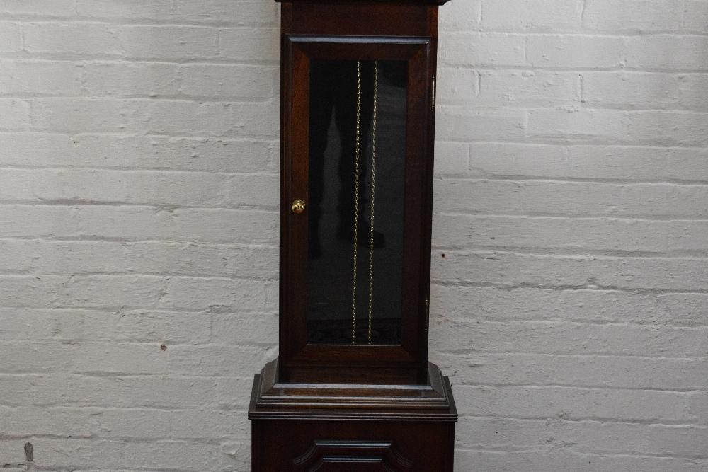 FENCLOCKS SUFFOLK; a modern mahogany eight day longcase clock with ...
