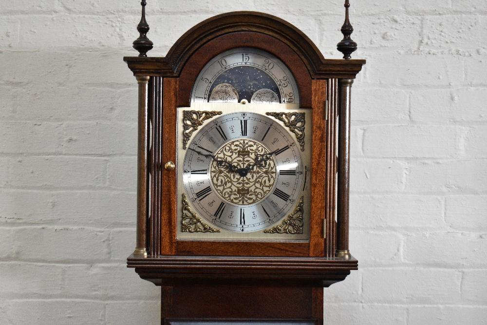 FENCLOCKS SUFFOLK; a modern mahogany eight day longcase clock with ...