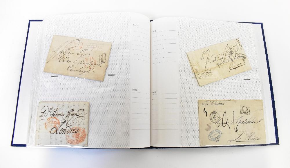 A fine and rare collection of sixty early 19th century ship's letters ...