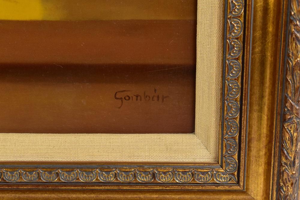 ANDRAS GOMBAR (Hungarian, born 1946); oil on board, still life of ...