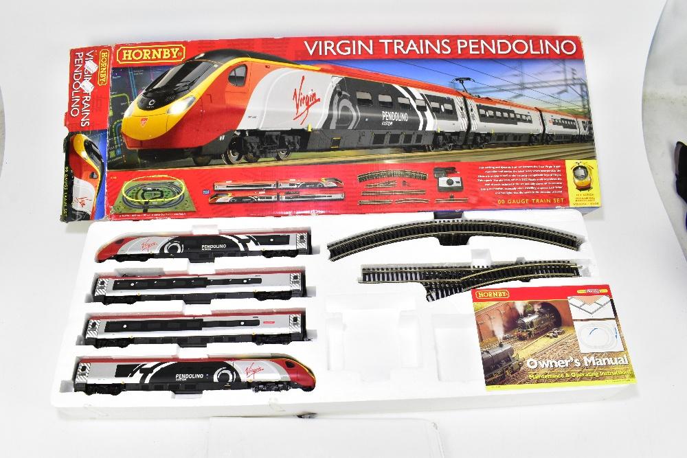 HORNBY; a OO gauge 'Virgin Trains Pendolino' train set, R1155, with a ...