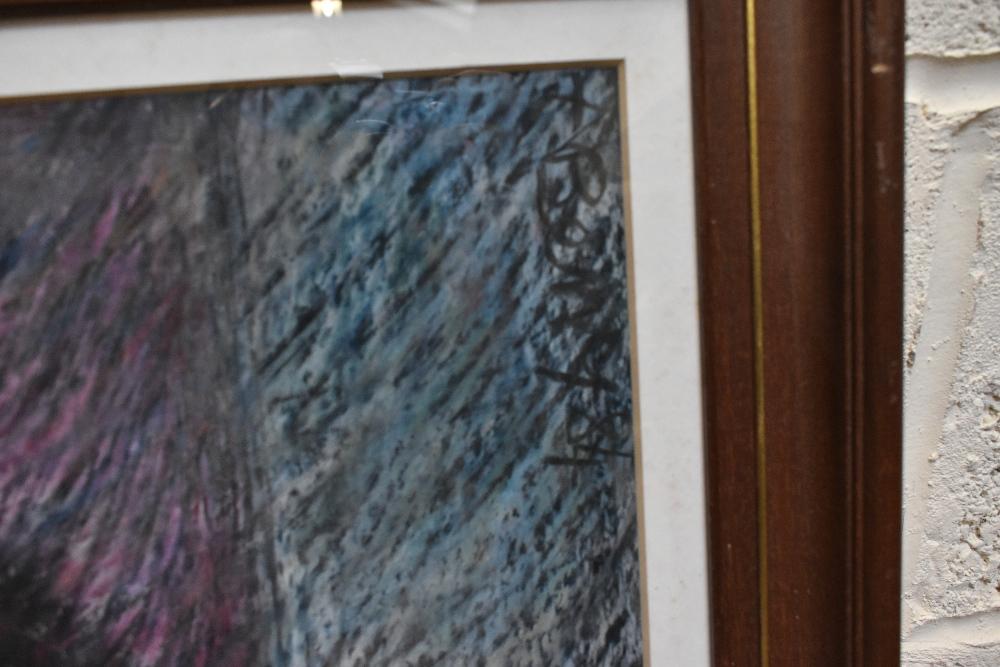 ARTHUR BERRY (1925-1994); mixed media, a seated figure resting on table ...