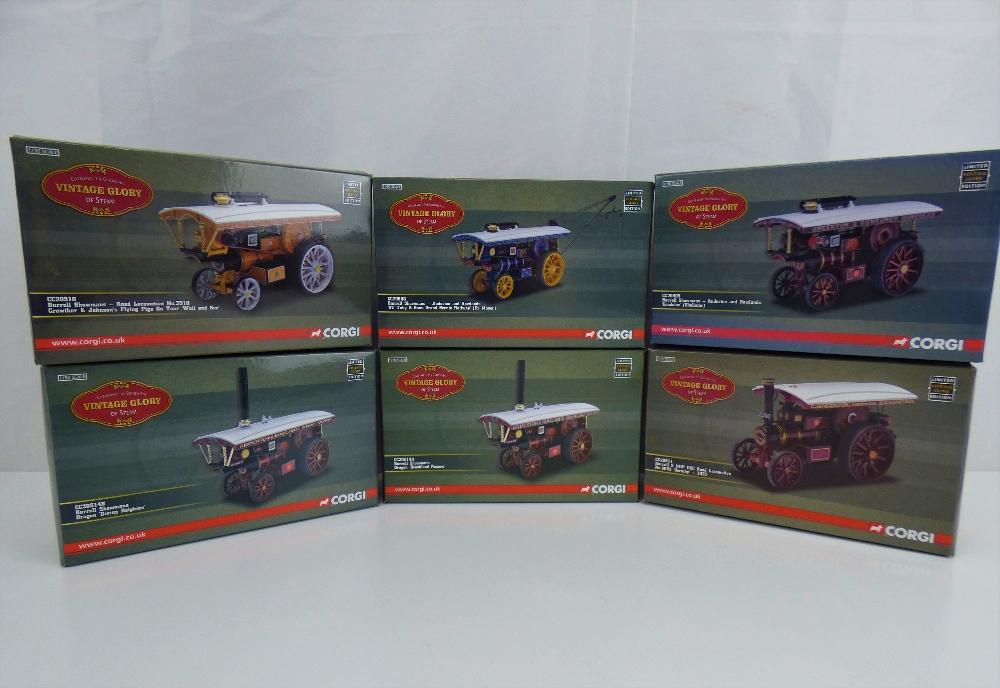 CORGI; six boxed Vintage Glory of Steam limited edition model traction ...